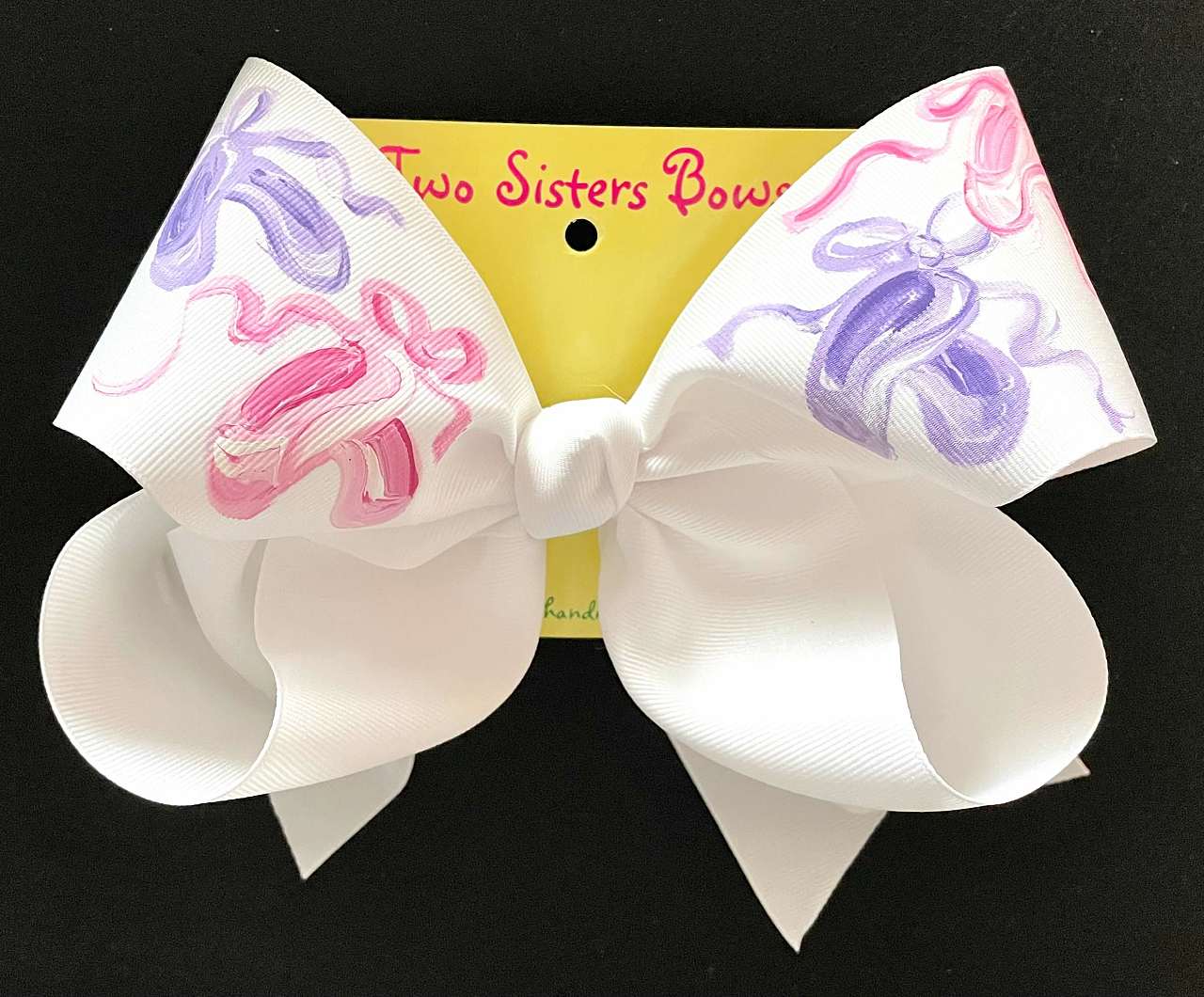 Dance Ballet and Cheer Hand Painted Bows | Two Sisters Bows