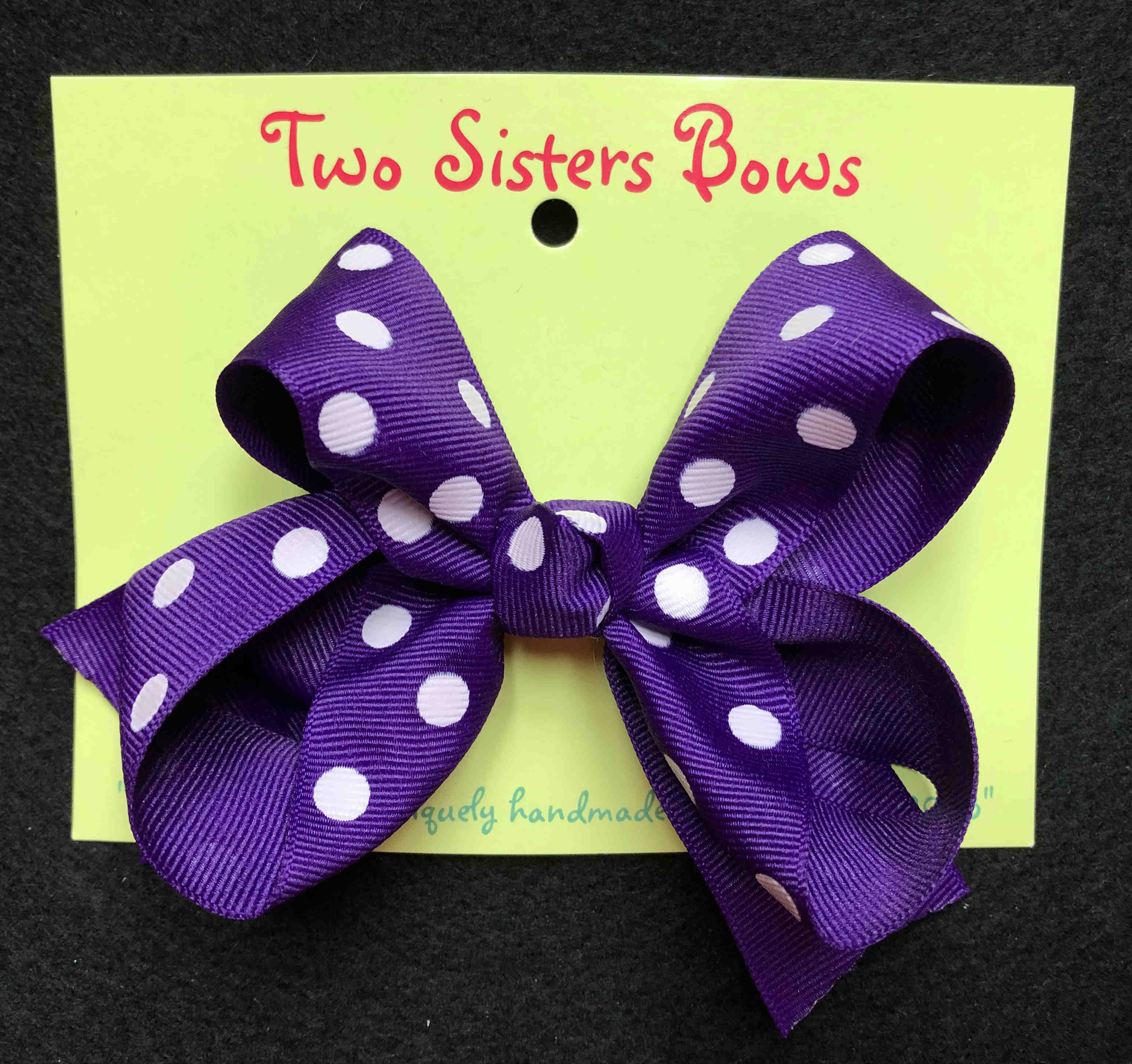 MED Purple Polka Dots